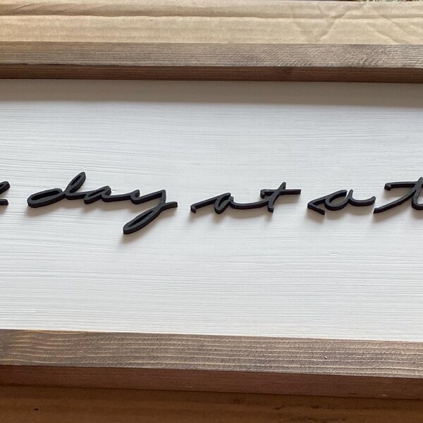 3D Custom Handwritten Wooden Sign || Personal Handwriting Wood Sign ...