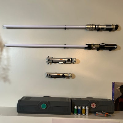 Horizontal Lightsaber Wall Mount, Lightsaber Mount - Etsy