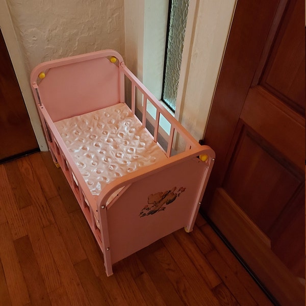 Vintage Image Lamb Amsco Doll-e-crib Furniture Transfers Waterslide ...