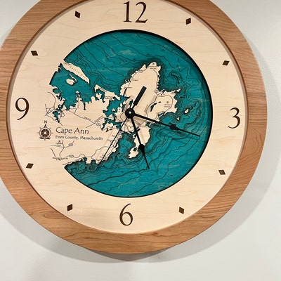 Magothy River Chesapeake Bay 3D Map Custom Nautical Wood Map, Cabin ...