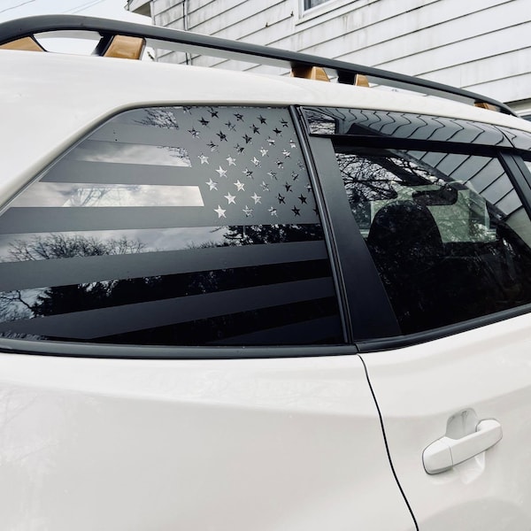 Fits 2019-2024 Subaru Forester Rear Side Window American Flag Decal ...