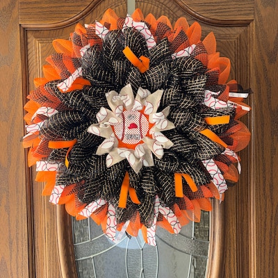 Black Premade Wreath Base Add Your Own Embellishments Make Your Own ...