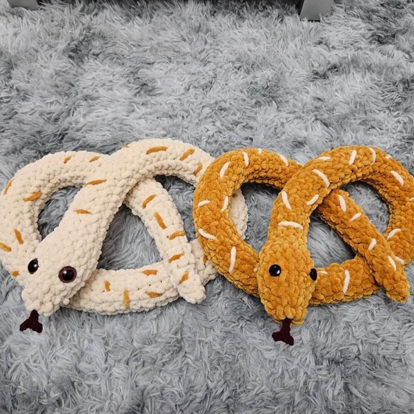 Pretzel Snake Crochet Pattern - Etsy