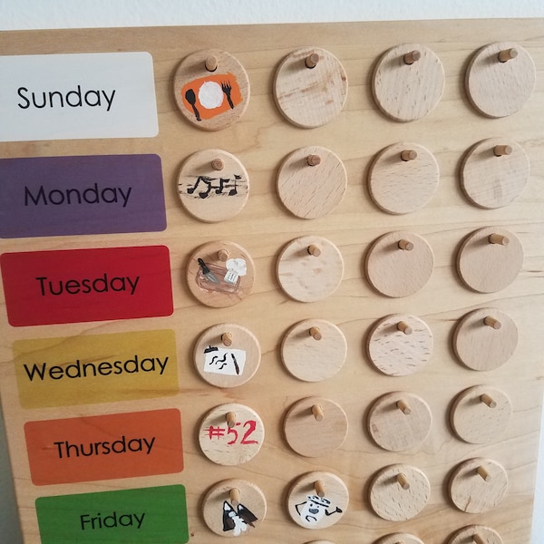 Weekly Rhythm Chart - Etsy