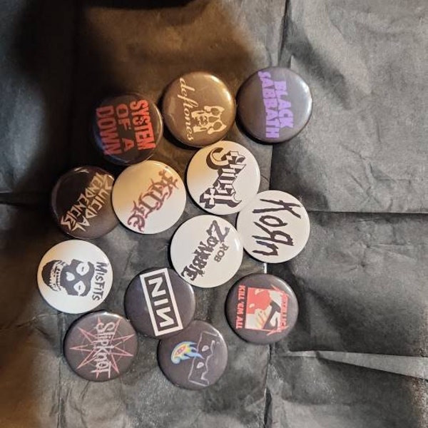 1.25" Nu Metal Pinback Buttons - Etsy