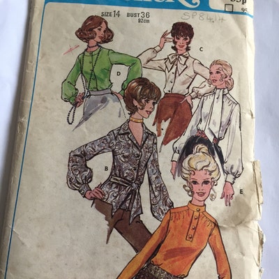 Unusual 1 Button Pointed Jacket and Straight Skirt New Look 6591 Uncut ...