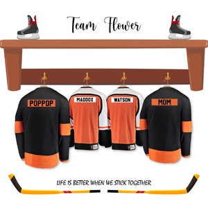 Hockey Dad Handprint Footprint Art Craft Hockey Family Gift - Etsy