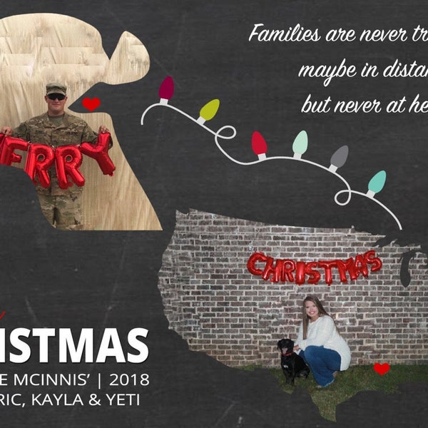 Christmas Card, Photo Christmas Card, Photo Holiday Card, Double Sided ...