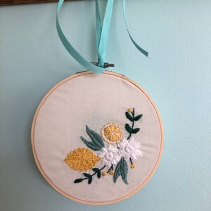 PDF EMBROIDERY PATTERN Lemon Tree Lemon Fruit Pattern for - Etsy