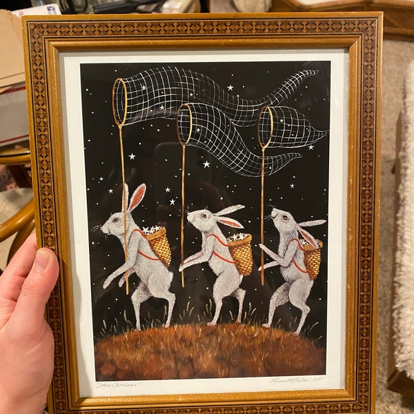 Elizabeth Foster Artist Print the Bear & the Bass - Etsy