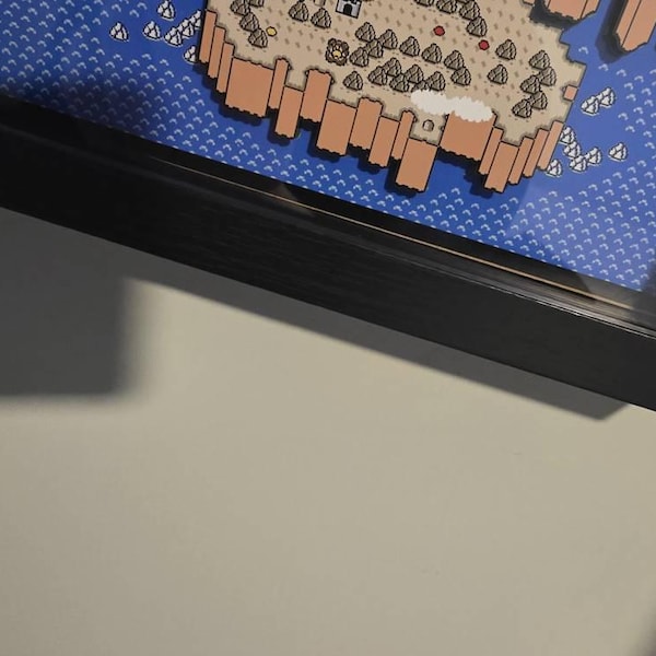 Super Mario World - SNES Overworld Map - 9x9" 3D Shadow Box! - Etsy