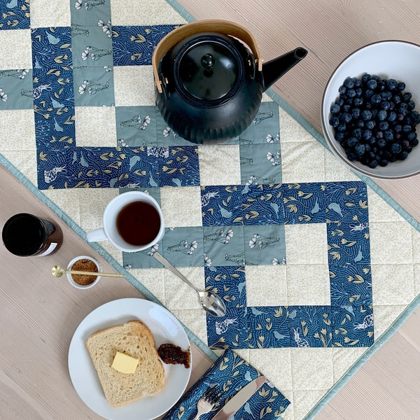 PDF Pattern for Interlocking Squares Table Runner, DIGITAL Pattern - Etsy