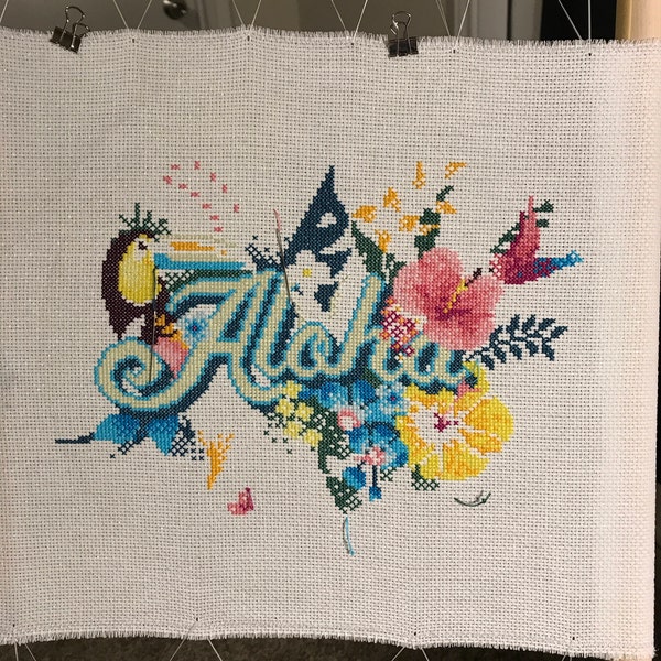 Aloha - Cross Stitch Pattern (digital Format - PDF) - Etsy