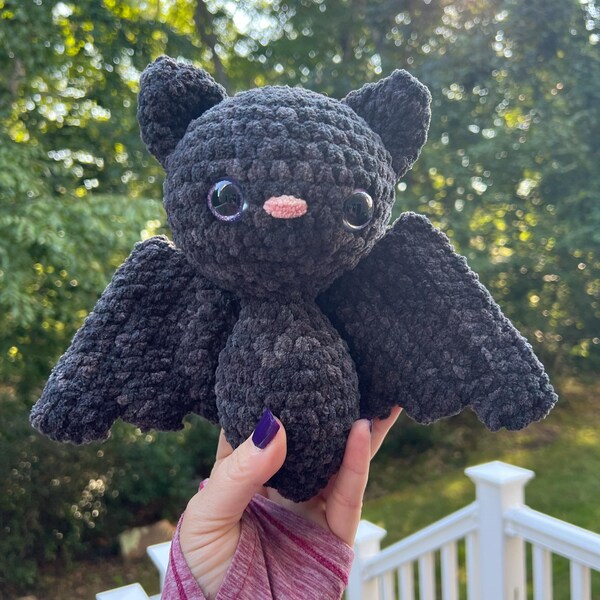 PATTERN: Plush Binx the Bat Pattern Amigurumi Chunky Bat Pattern Super ...