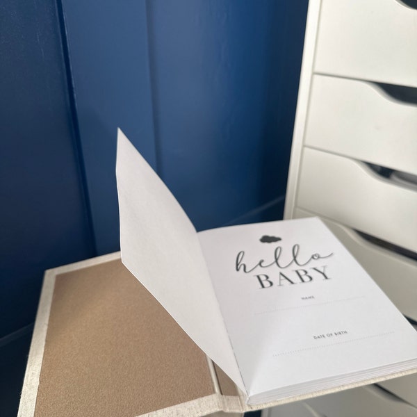 Baby Record Book My First Year Memory Book Personalised Baby Album New ...