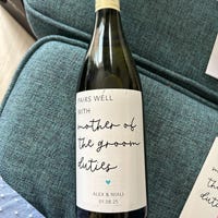 A Mother's Sacrifice Wine Label, Congratulations Bottle Label, New Baby ...