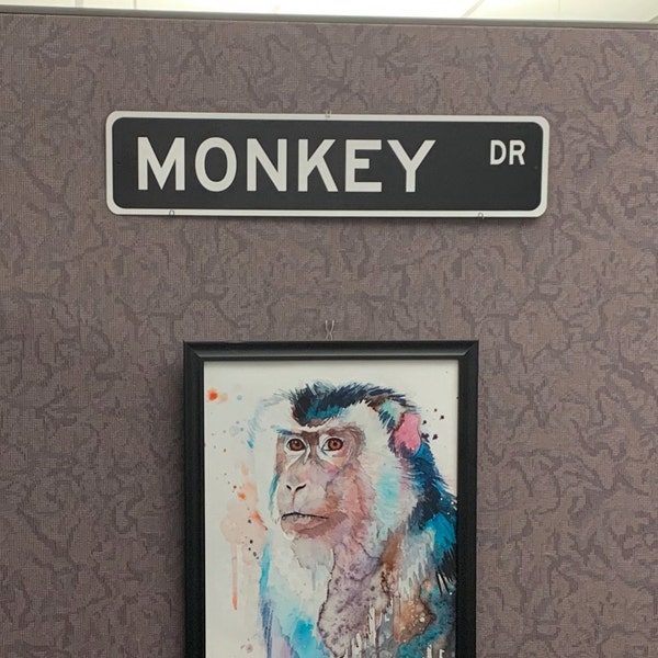 Monkey, Monkey Gift, Monkey Sign, Monkey Decor, Monkey Lover, Primates ...