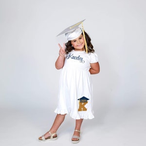 Kindergarten Graduation Dress, Girls Graduation Dress, Toddler Girls ...