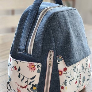 Bags Sewing Pattern Bubble Bag 3in1 Instructions for Sewing a Backpack ...