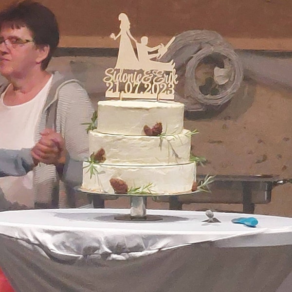 Logger Wedding Cake Topper | Lumberjack Cake Topper | Chainsaw Cake ...