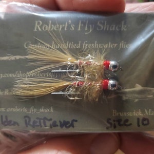 Marabou Mickey Finn Streamer ~ Fly Fishing ~ Trout Fly ~ Tied in Maine ...