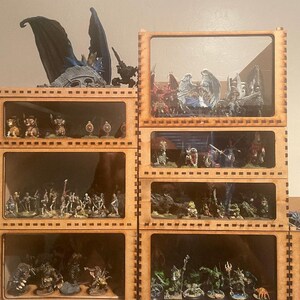 Miniature Storage Tray With Clear Acrylic Window-stackable Different ...