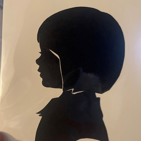 Hand Cut Original Silhouette by Master Silhouette Artist Karl Johnson ...
