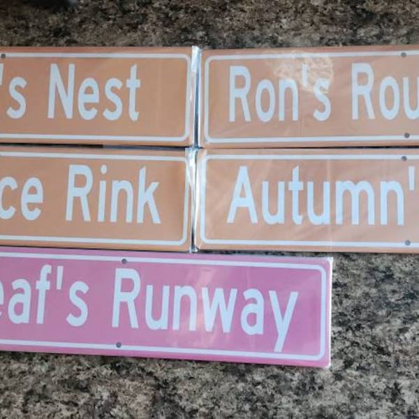 Custom Street Sign, Metal Street Sign, Personalized Street Sign, Make ...