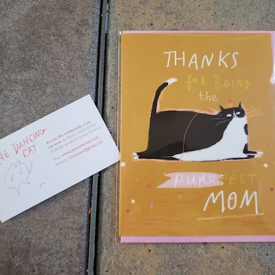 Japanese Tea Ceremony Cat Card Matcha Cats - Etsy