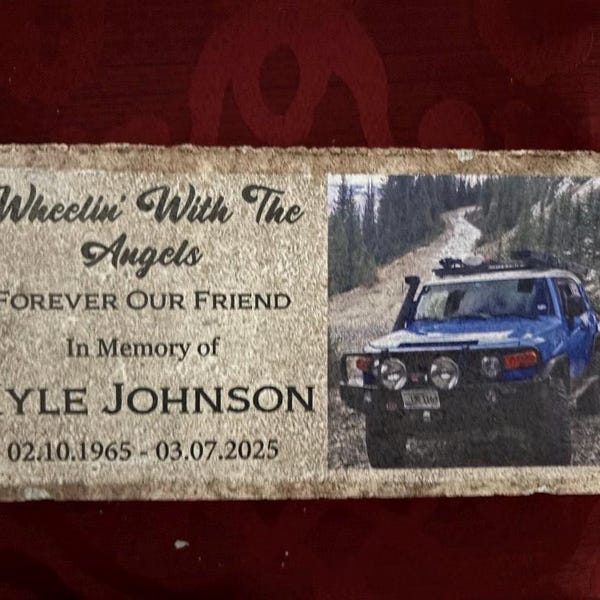 Family Loss Memorial Stone. Tractor. Farmer. Husband. Dad. Grandpa ...