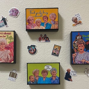 Golden Girls Count Bessie & Baby Lego Set W/ Canvas Art - Etsy
