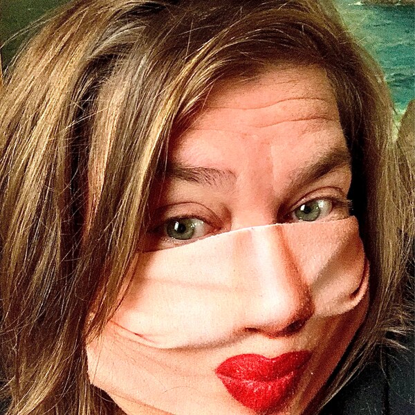Valentine's Day Gift for Her, Lips Face Mask Adults, Kiss Face Mask ...