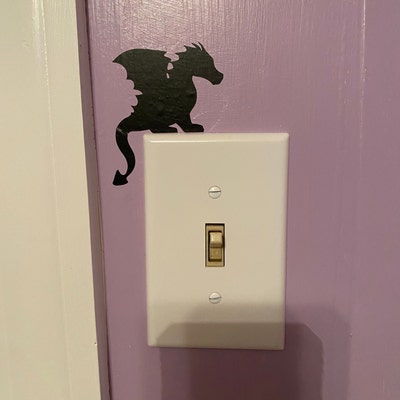 Dragon Decal Vinyl Baby Dragon Cute Fantasy Light Switch Anime - Etsy