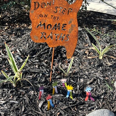 Don't Step on the Mome Raths Yard and Garden Stick Sign Alice in ...