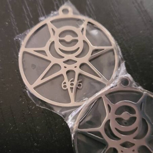 5pcs/lot Magic 666 Charm Crowley Secret Seal Thelema Sigil Illuminati ...