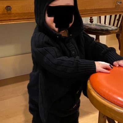 PANDA BALACLAVA Knit Cotton Mask Black & White Snowboarding - Etsy