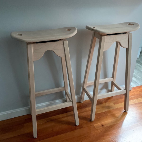 Paintable Curvy & Swervy Stools - Etsy