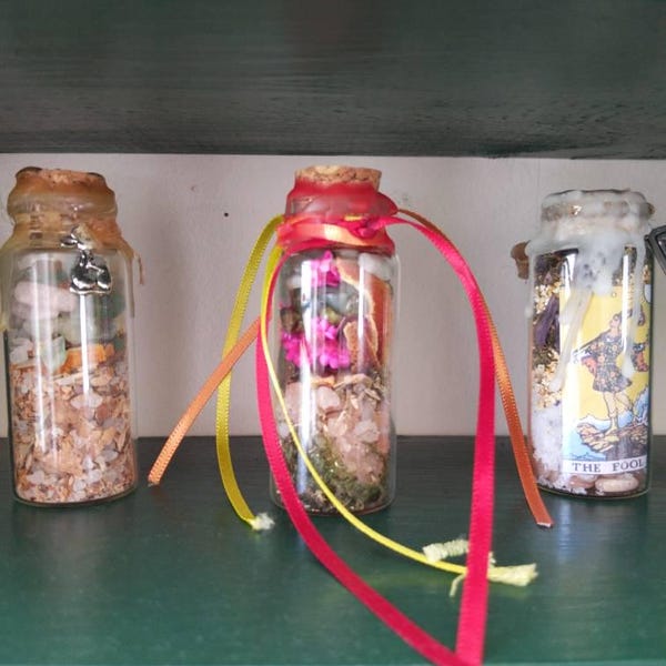 Water Element Candle and Crystal Set - Etsy
