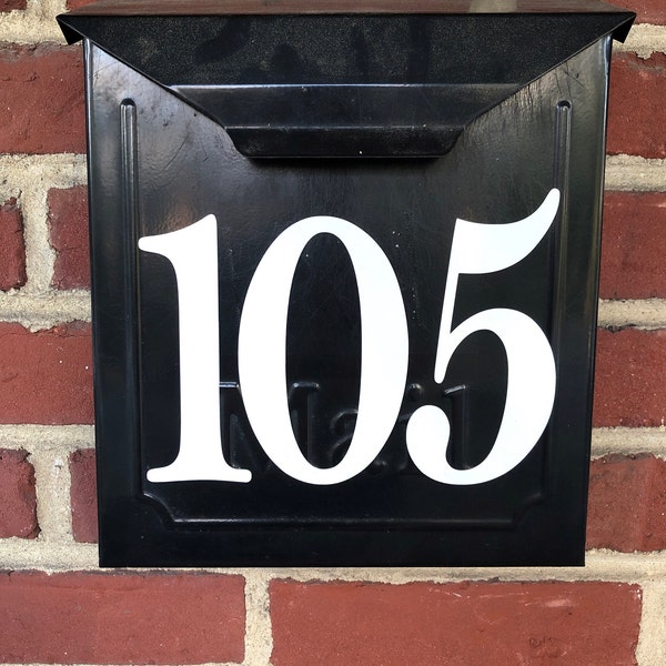 Custom House Number Decal - Etsy