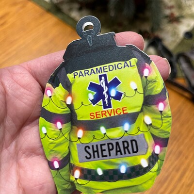 Lineman Outfit Personalized Ornaments, Gift for Lineman, Lineworker ...