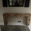 Old Wood Beam Rustic Modern Farm House Style Console Table Entry Way ...