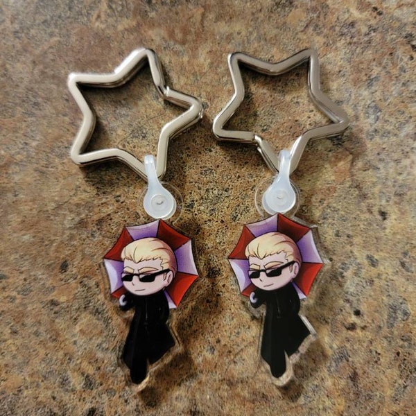 Resident Evil Ship Umbrella Star Keychain Charms - Etsy