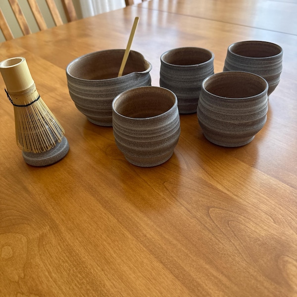 Japanese Matcha Tea Set, Ceremony Starter Kit, Chawan Bowl - Etsy