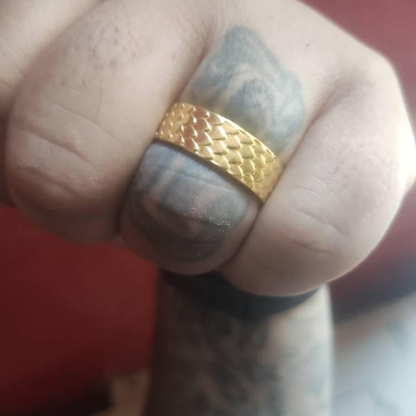 1 Troy Ounce 24k Gold Band Ring. 10mm Gold Wedding Band Ring. Handmade ...