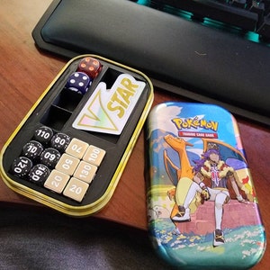 3D Printed Pokémon Mini Tin Dice and Indicator Insert - Etsy