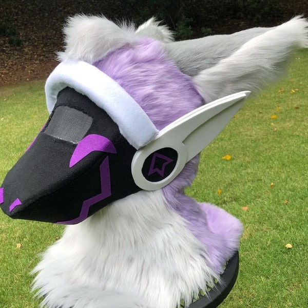 Protogen Fursuit Head Base Template: DIY Foam Cosplay Pattern (digital ...