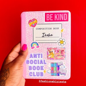 Hand Necklace Sticker Kindle Sticker Bookish Sticker - Etsy