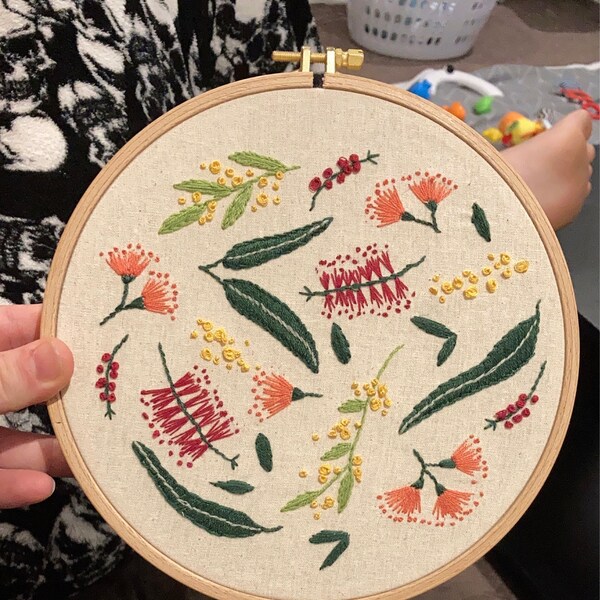 Australian Natives Scatter Embroidery Tutorial + Pattern by Lily ...