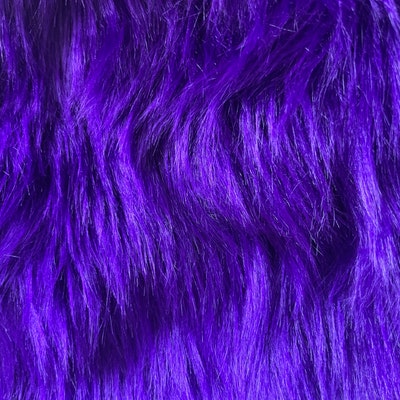 Purple Luxury Shag Faux Fur Fabric - Etsy