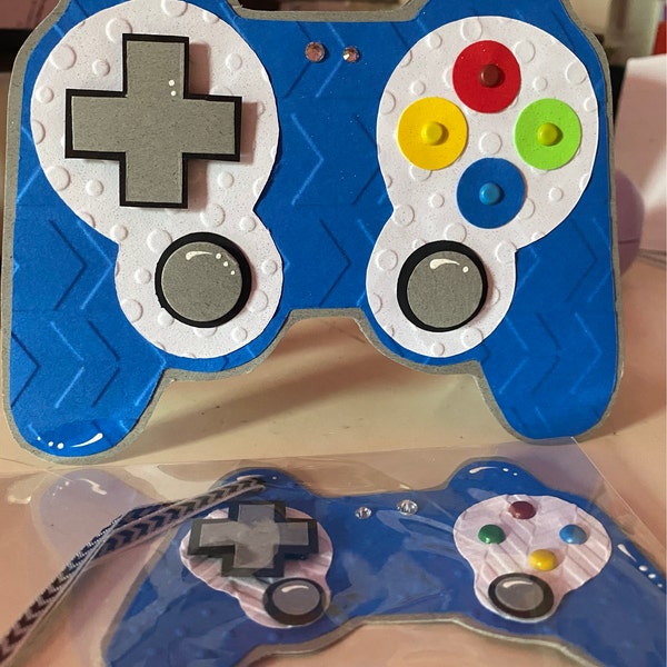 Game Controller Card, NOW in 5 Different Colors + a Gift Card Tag ...